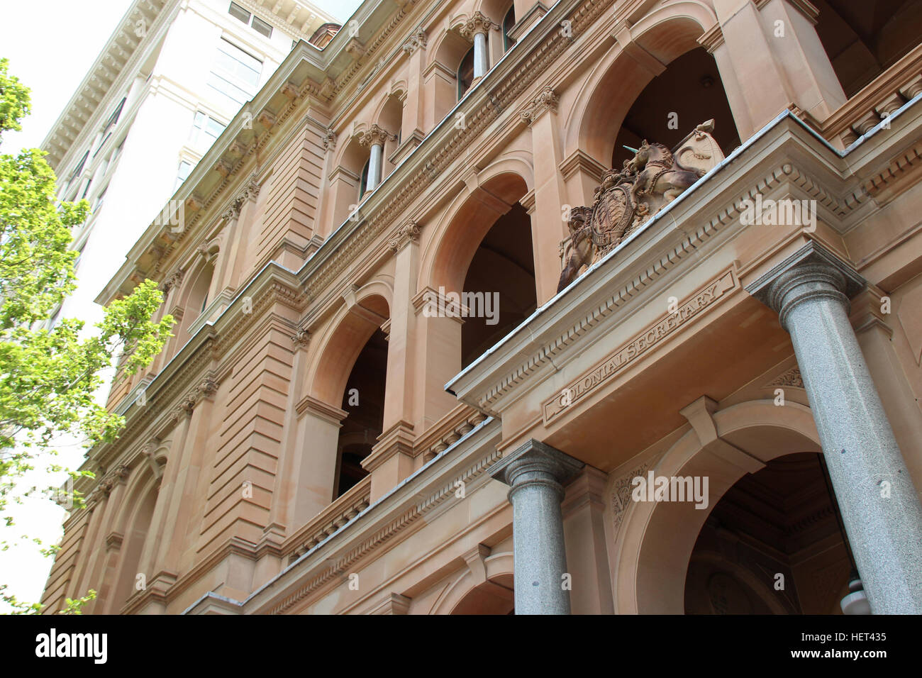 The Chief Secretarys Building on MacQuarie Street in Sydney (Australia ...