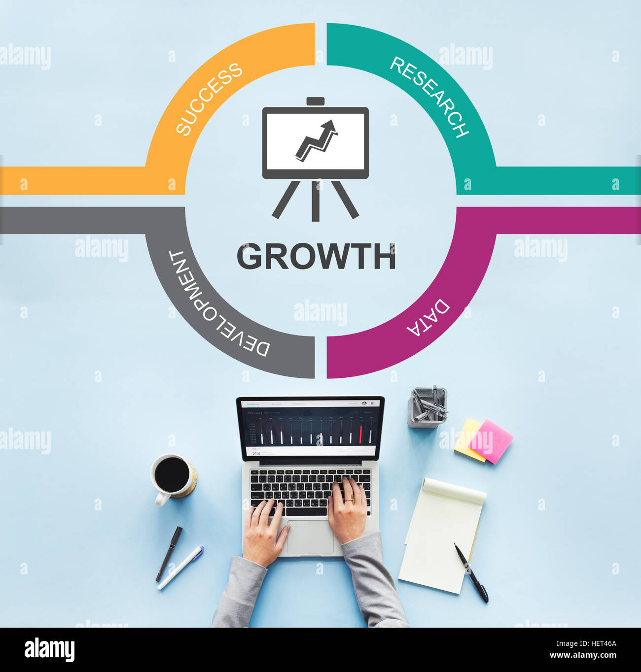 Analytics Growth Investment Marketing Progress Concept Stock Photo - Alamy