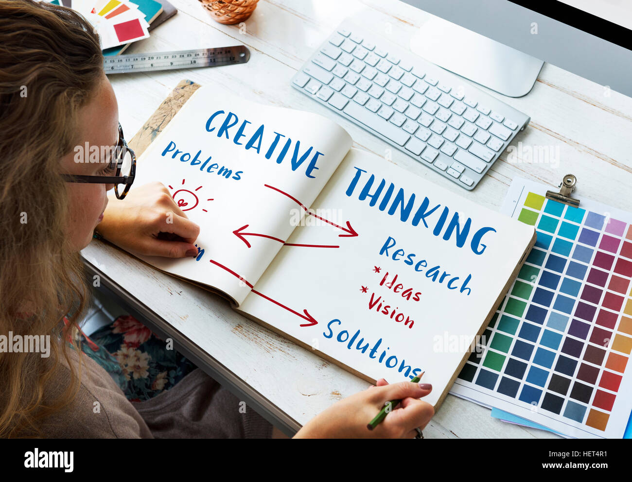 Creative Thinking Business Strategy Concept Stock Photo - Alamy