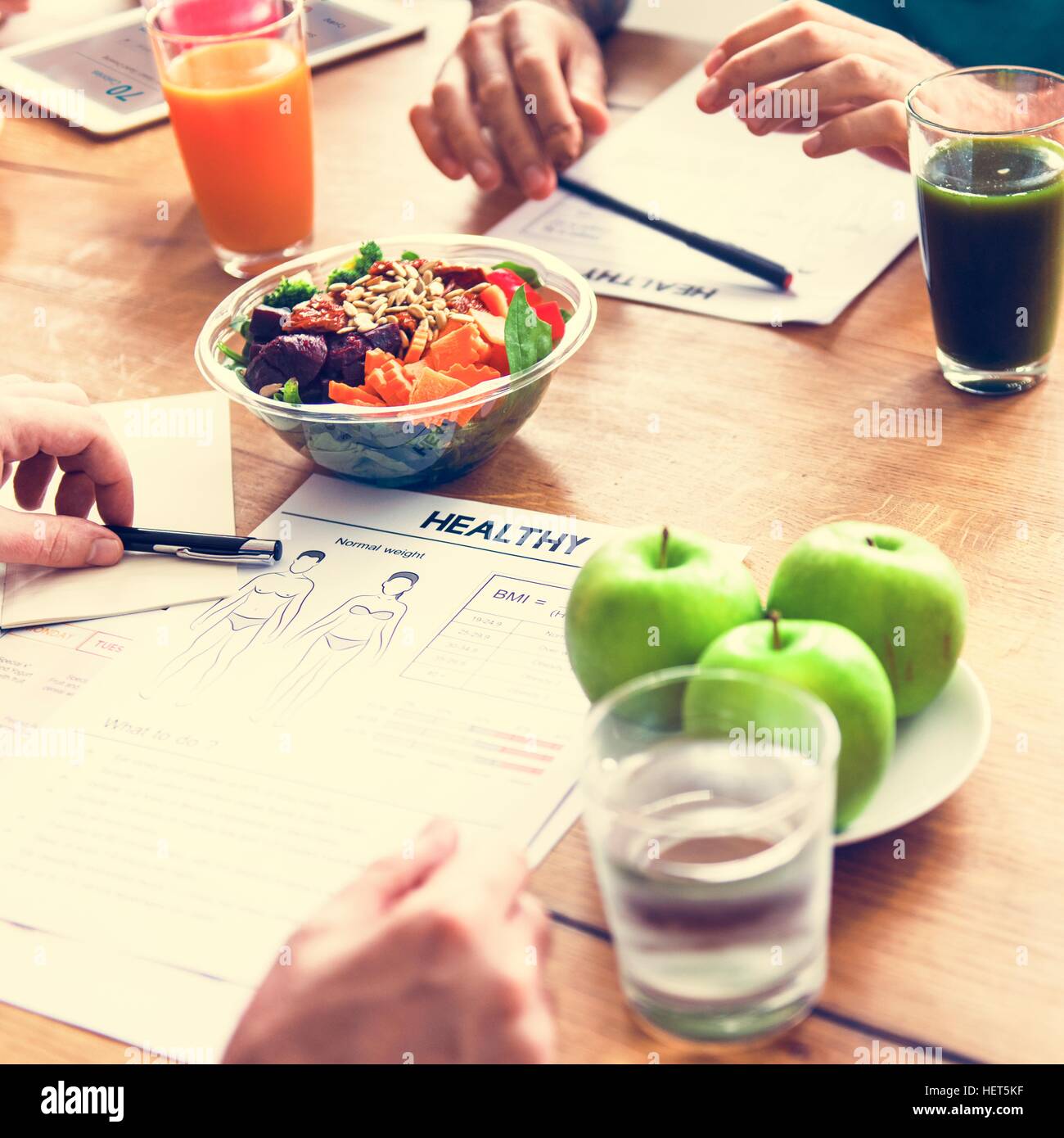 Healthy Lifestyle Diet Nutrition Concept Stock Photo - Alamy