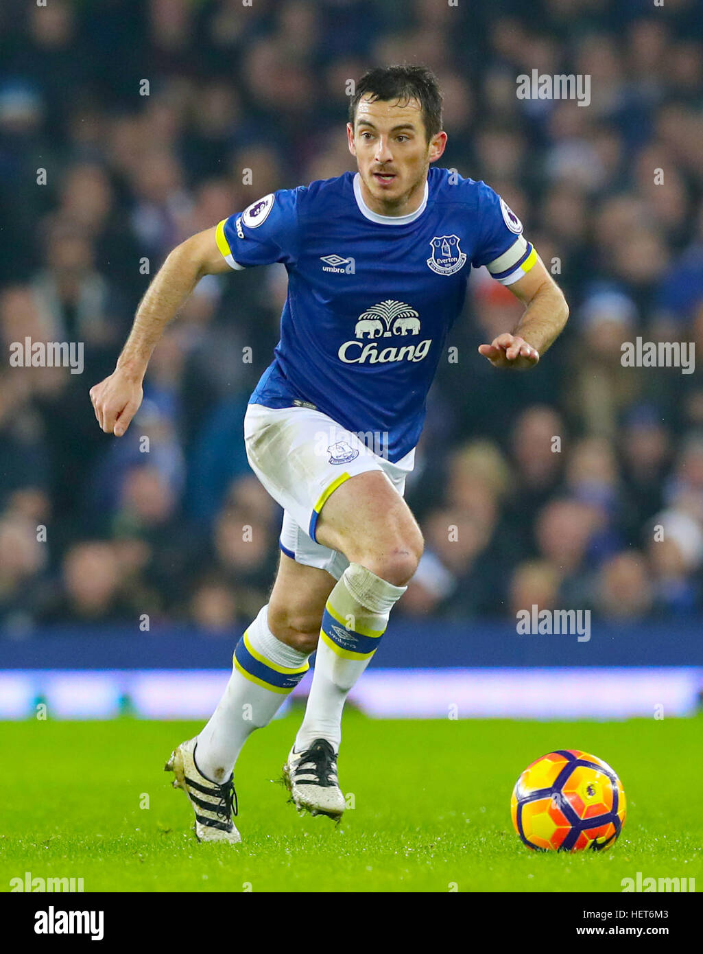 Leighton Baines, Everton Stock Photo - Alamy