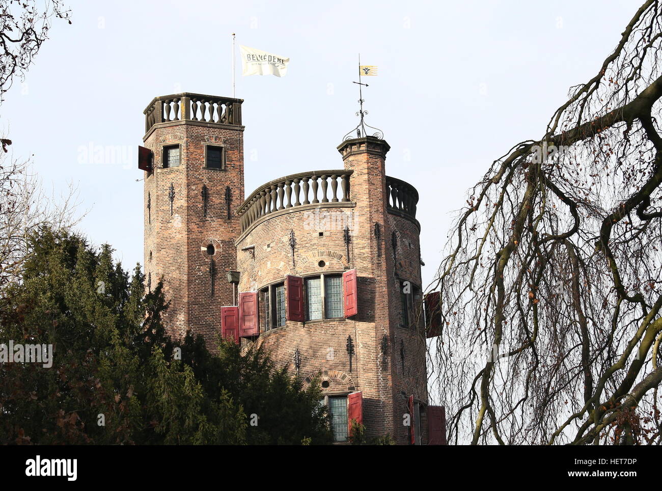 17th century Belvédère watch tower, Nijmegen, Netherlands. Formerly ...