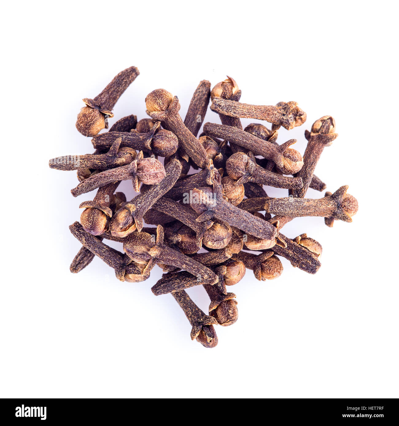 Dried cloves islolated on a white background Stock Photo - Alamy
