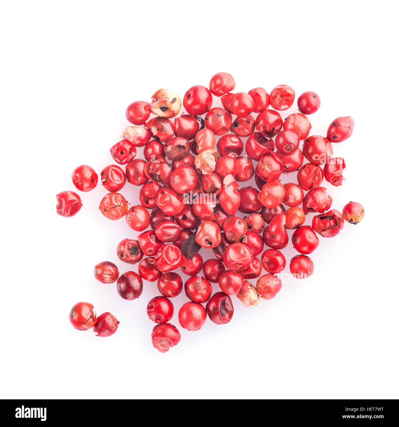 Dried pink peppercorns isolated Cut Out Stock Images & Pictures - Alamy