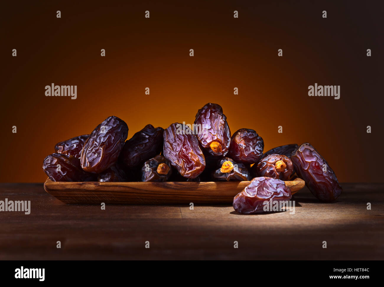 Juicy dates on old wooden hi-res stock photography and images - Alamy