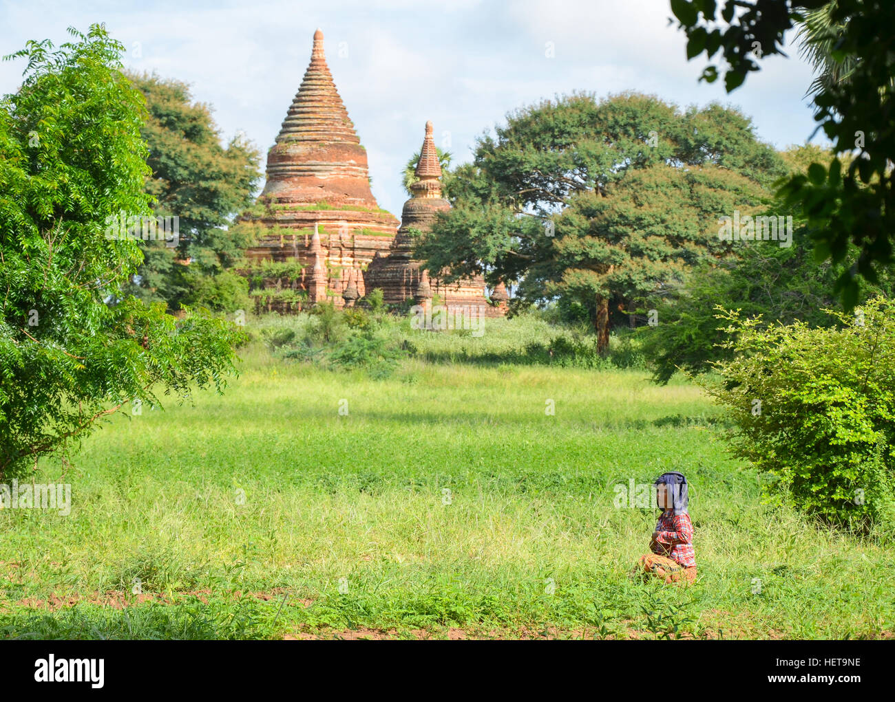 Ancient temples of Bagan, Myanmar Stock Photo - Alamy