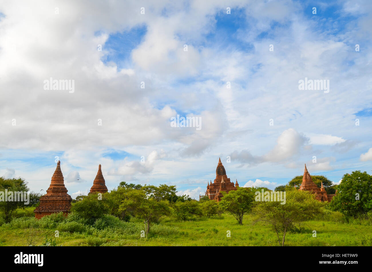 Ancient temples of Bagan, Myanmar Stock Photo - Alamy