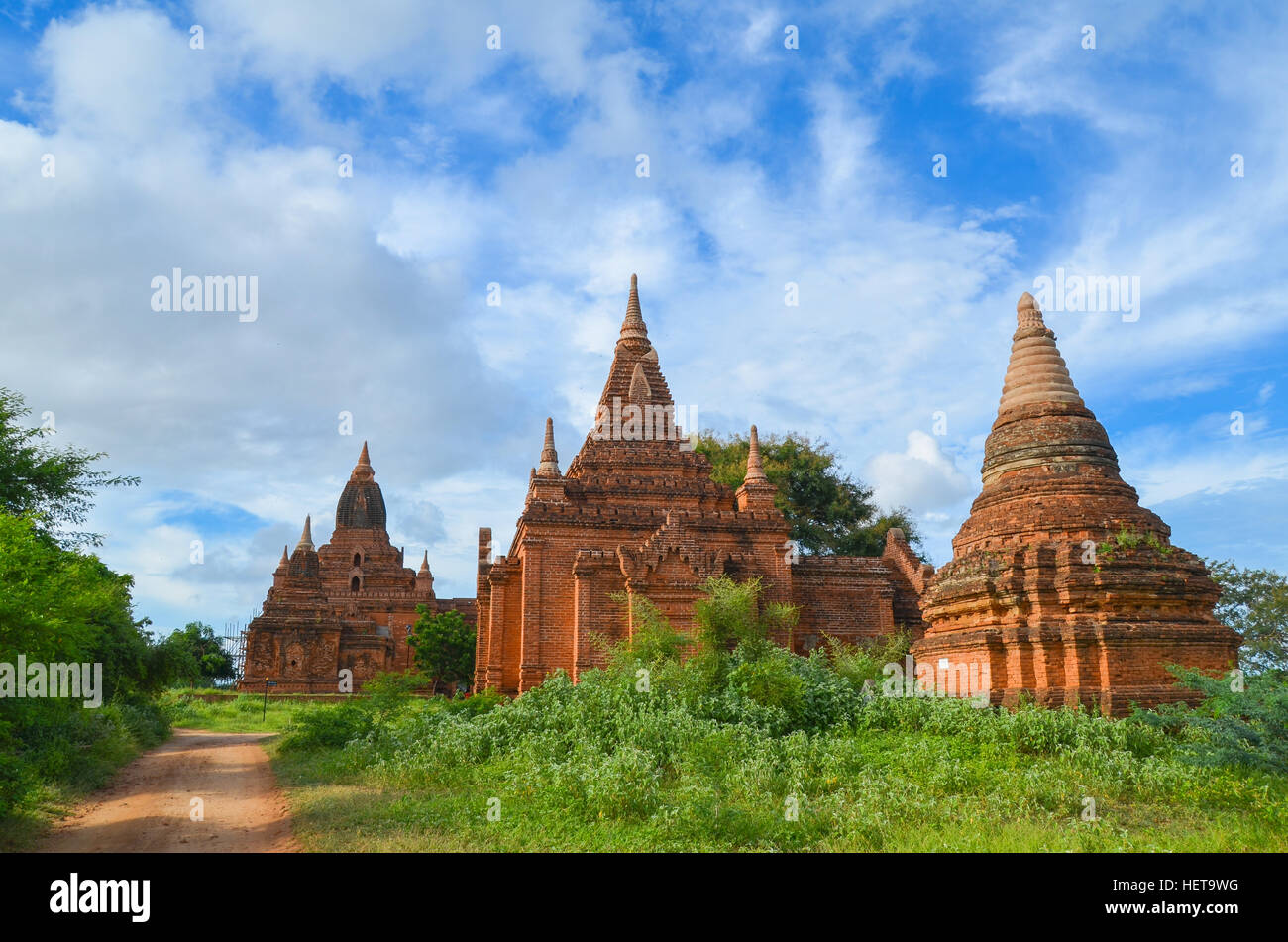 Ancient temples in Bagan, Myanmar Stock Photo - Alamy