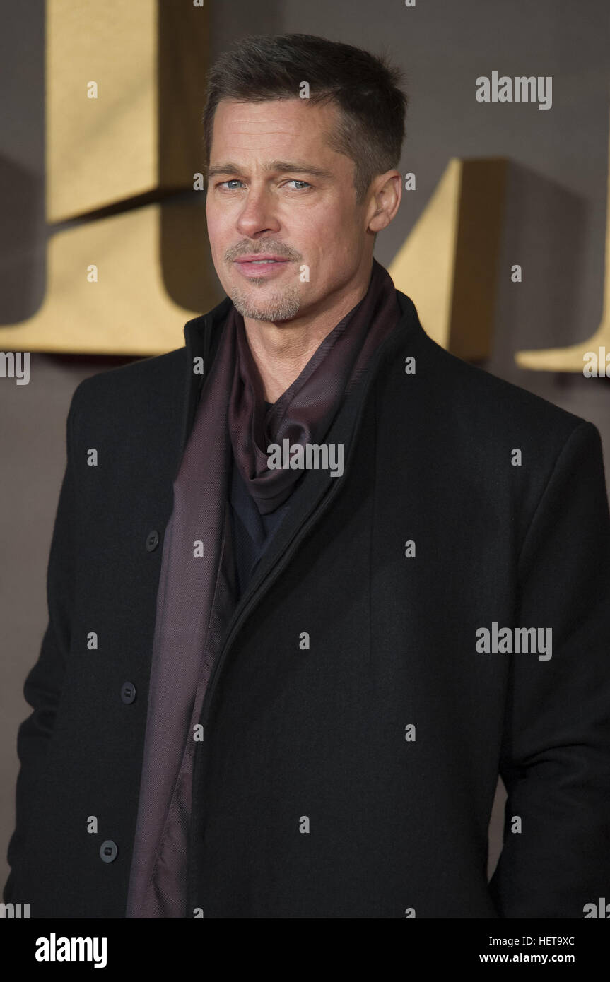 'Allied' UK Premiere at Leicester Square Featuring: Brad Pitt Where ...