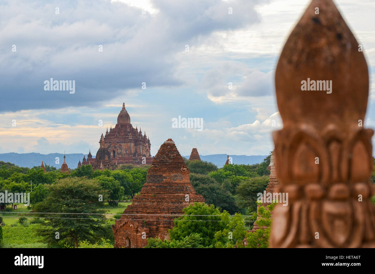 Ancient temples in Bagan, Myanmar Stock Photo - Alamy