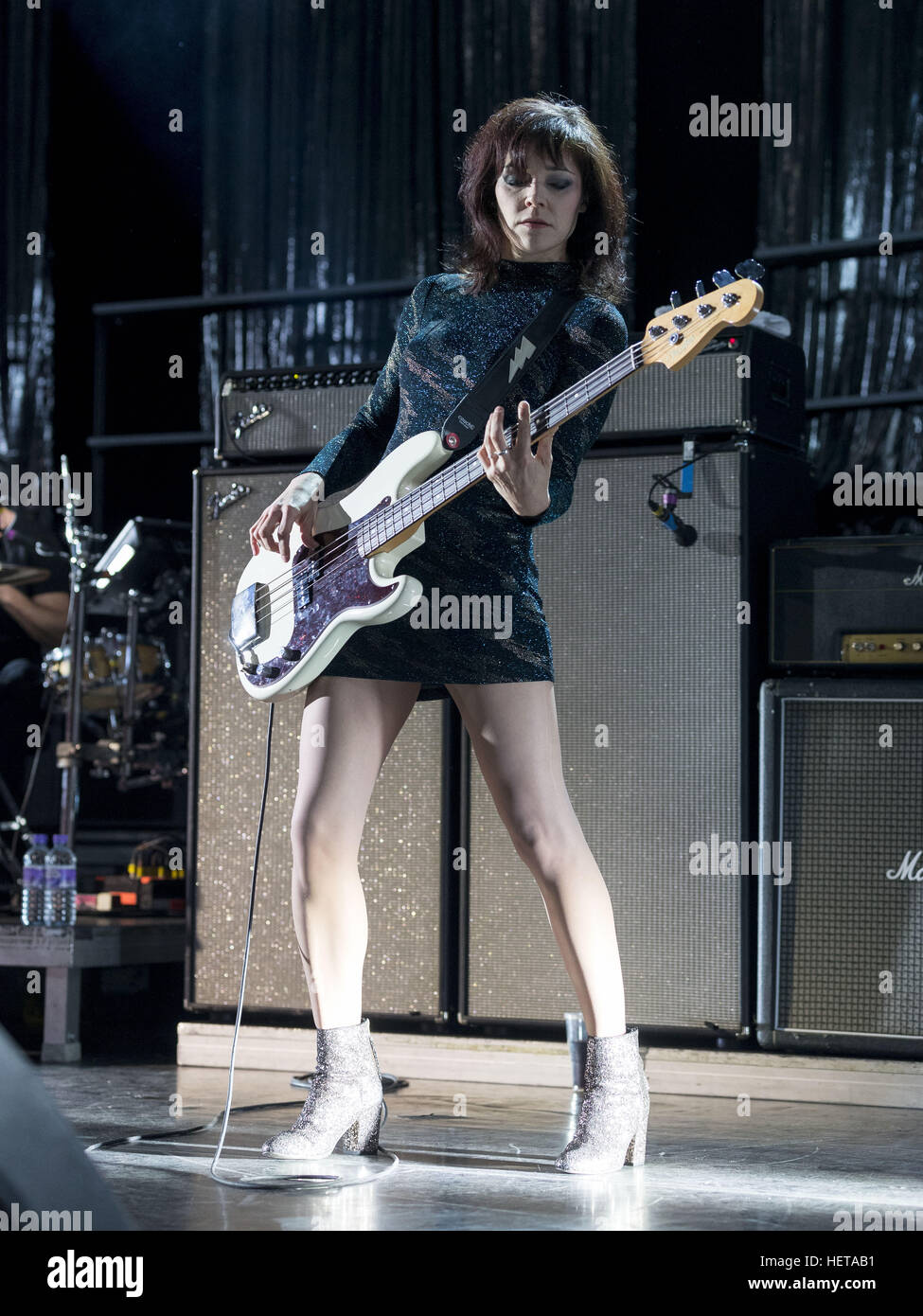 Primal Scream live at the Usher Hall in Edinburgh Featuring: Simone ...