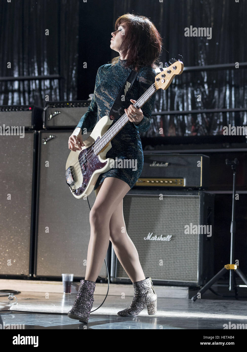 Primal Scream live at the Usher Hall in Edinburgh Featuring: Simone ...