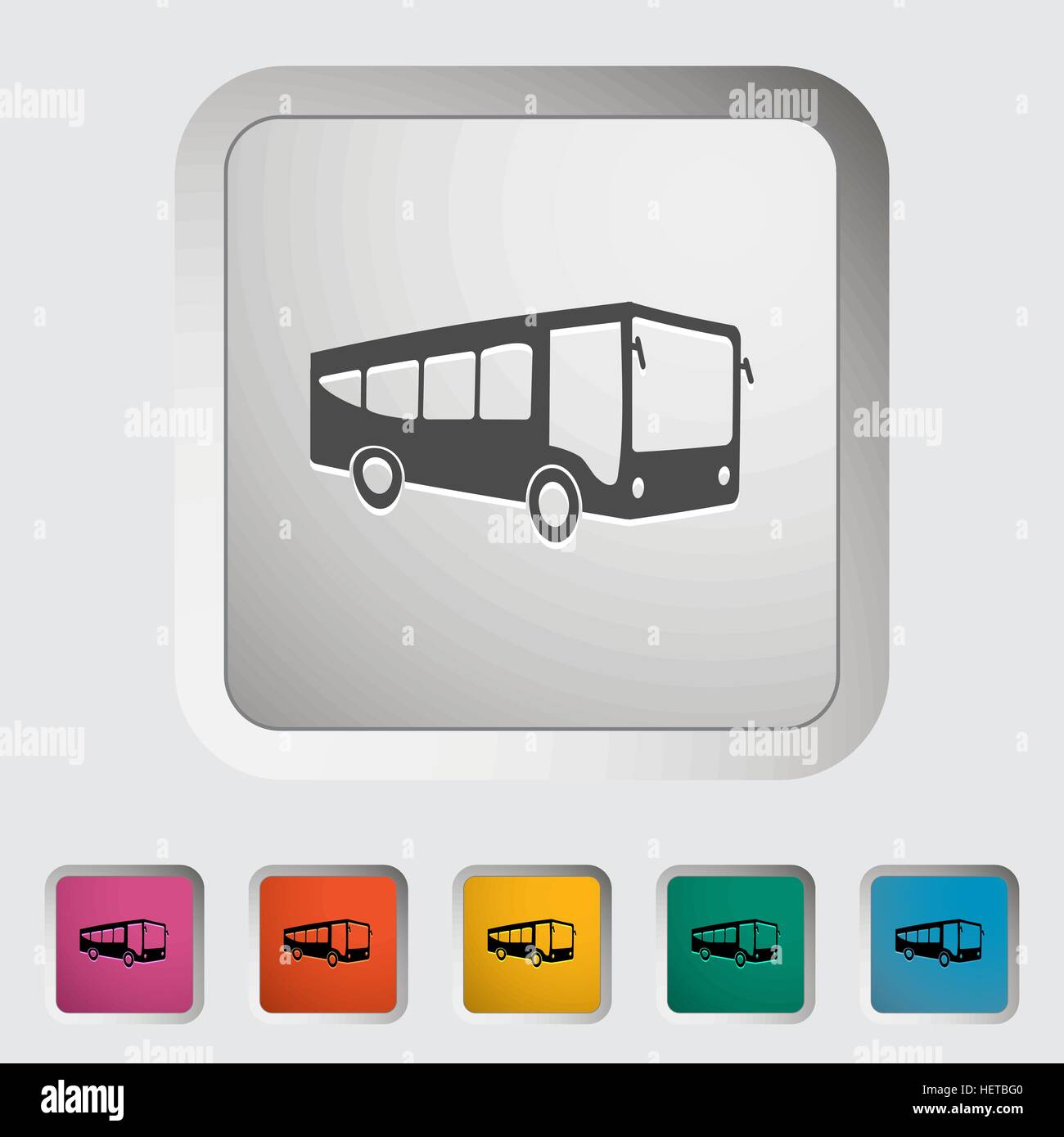 Bus. Single icon. Vector illustration Stock Vector Image & Art - Alamy