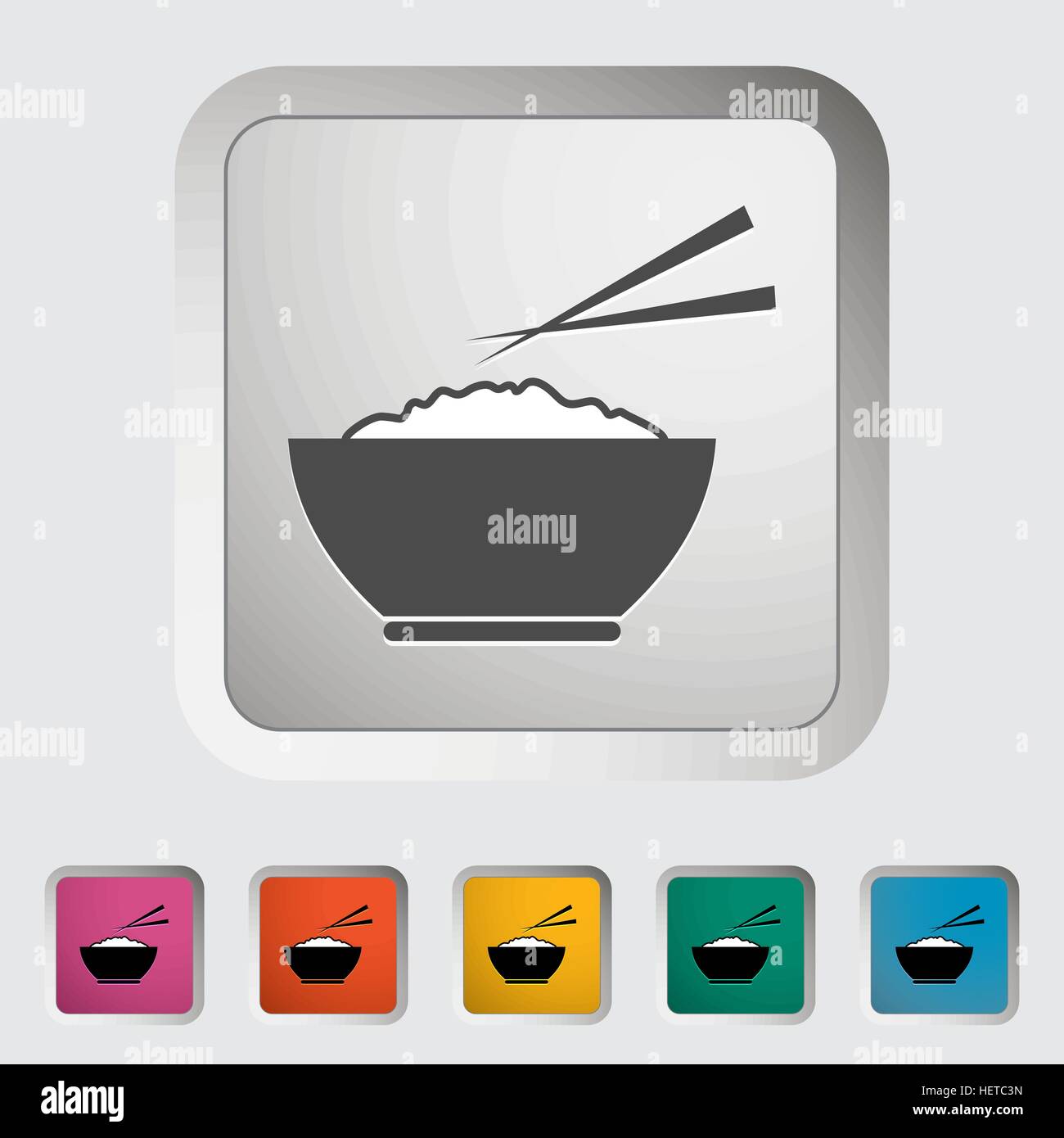 Rice. Single icon. Vector illustration Stock Vector Image & Art - Alamy
