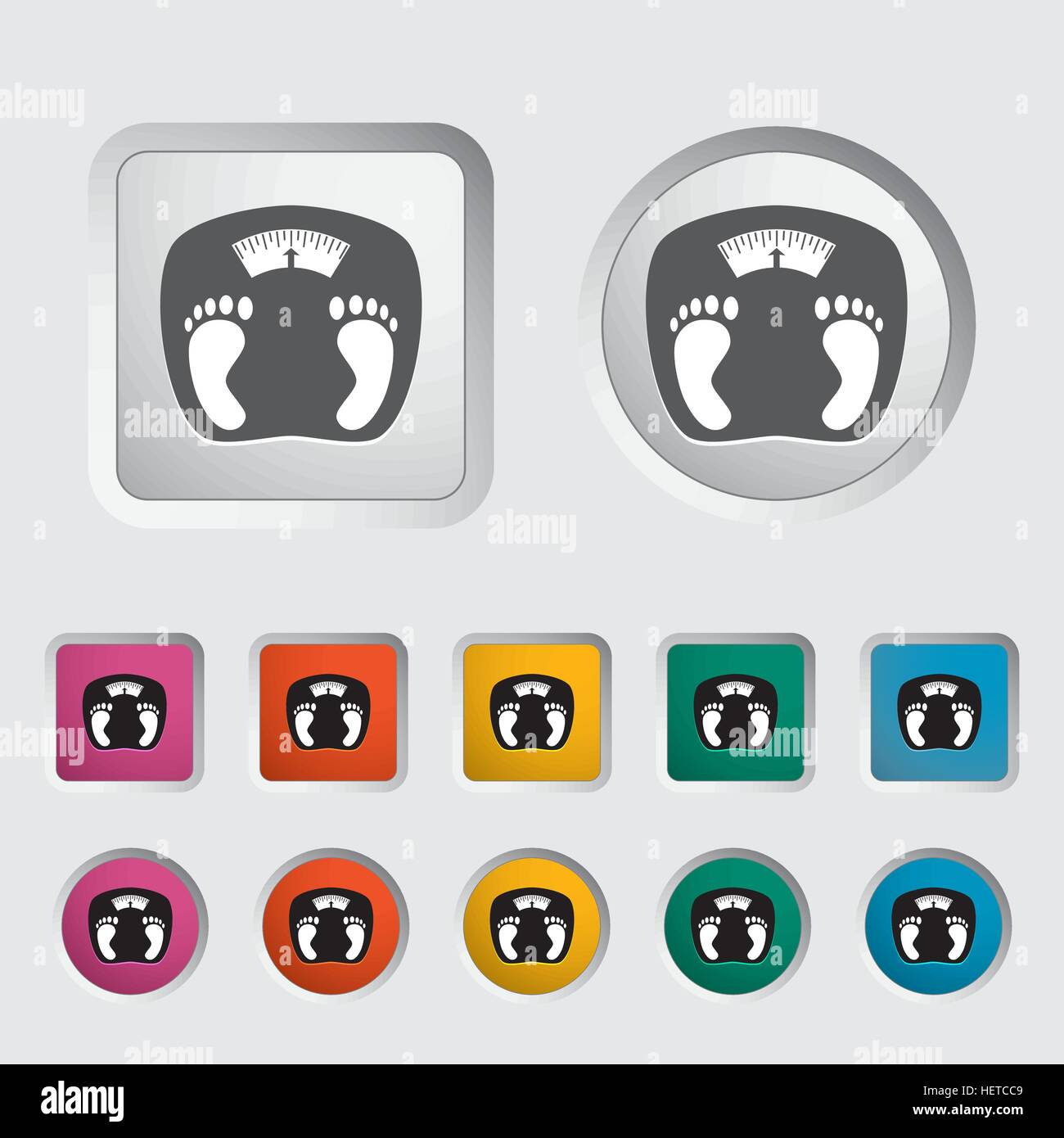 Icon weights. Vector illustration EPS Stock Vector Image & Art - Alamy