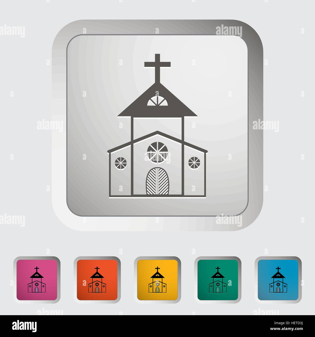 Red and green chapel Stock Vector Images - Alamy