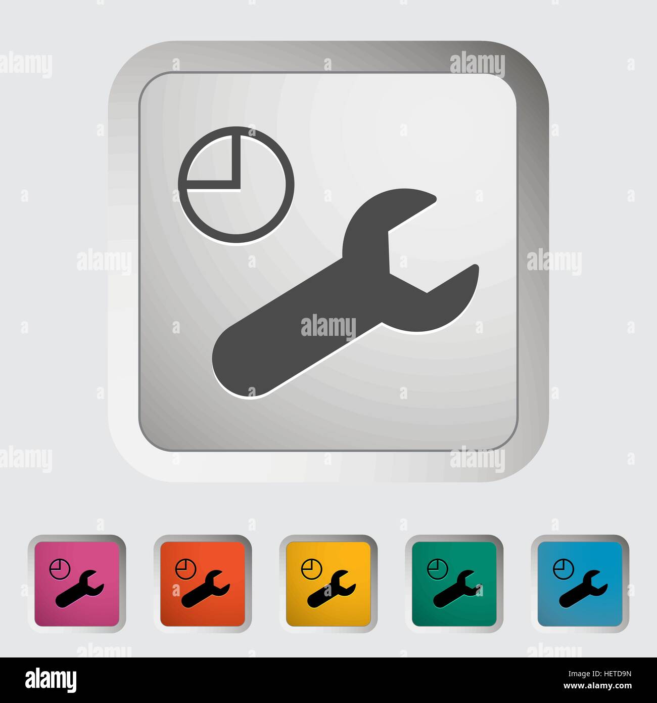 Service. Single icon. Vector illustration Stock Vector Image & Art - Alamy