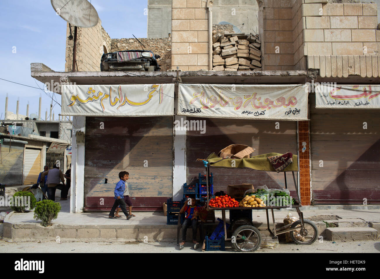 Syria, Rojava: in the streets of Kobani Stock Photo - Alamy