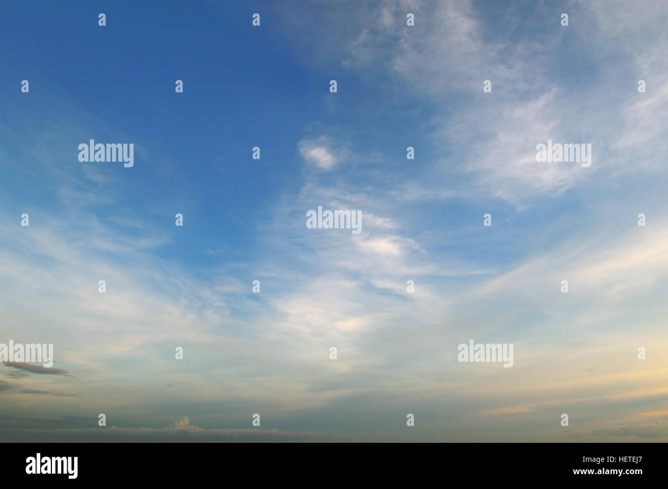 beautiful blue sky with light clouds Stock Photo - Alamy
