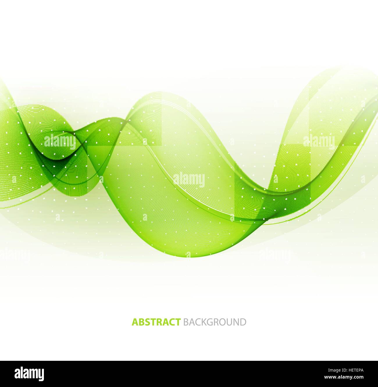 Abstract green wavy lines. Colorful vector background Stock Vector ...