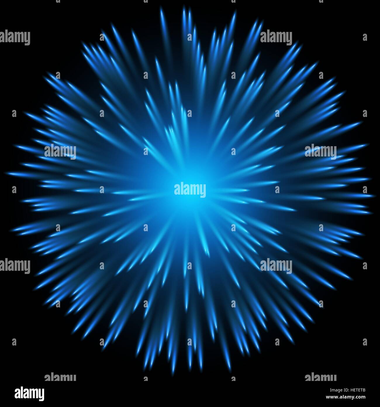 Blue color design with a burst. vector. Vector Blue color design with a ...