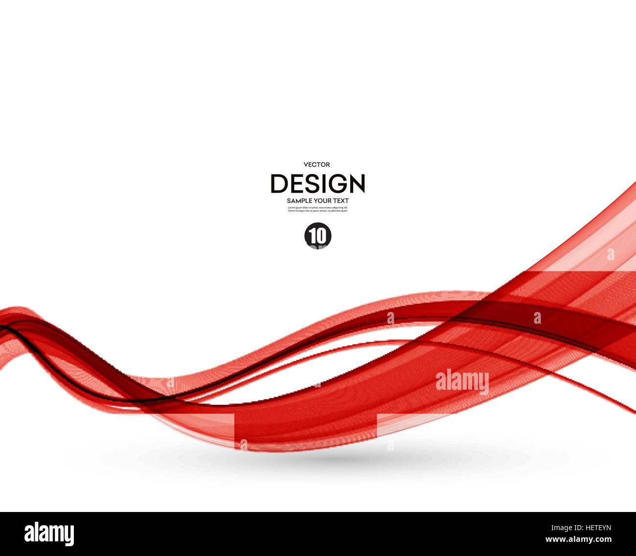 Abstract smooth wave motion illustration. Abstract smooth color wave ...