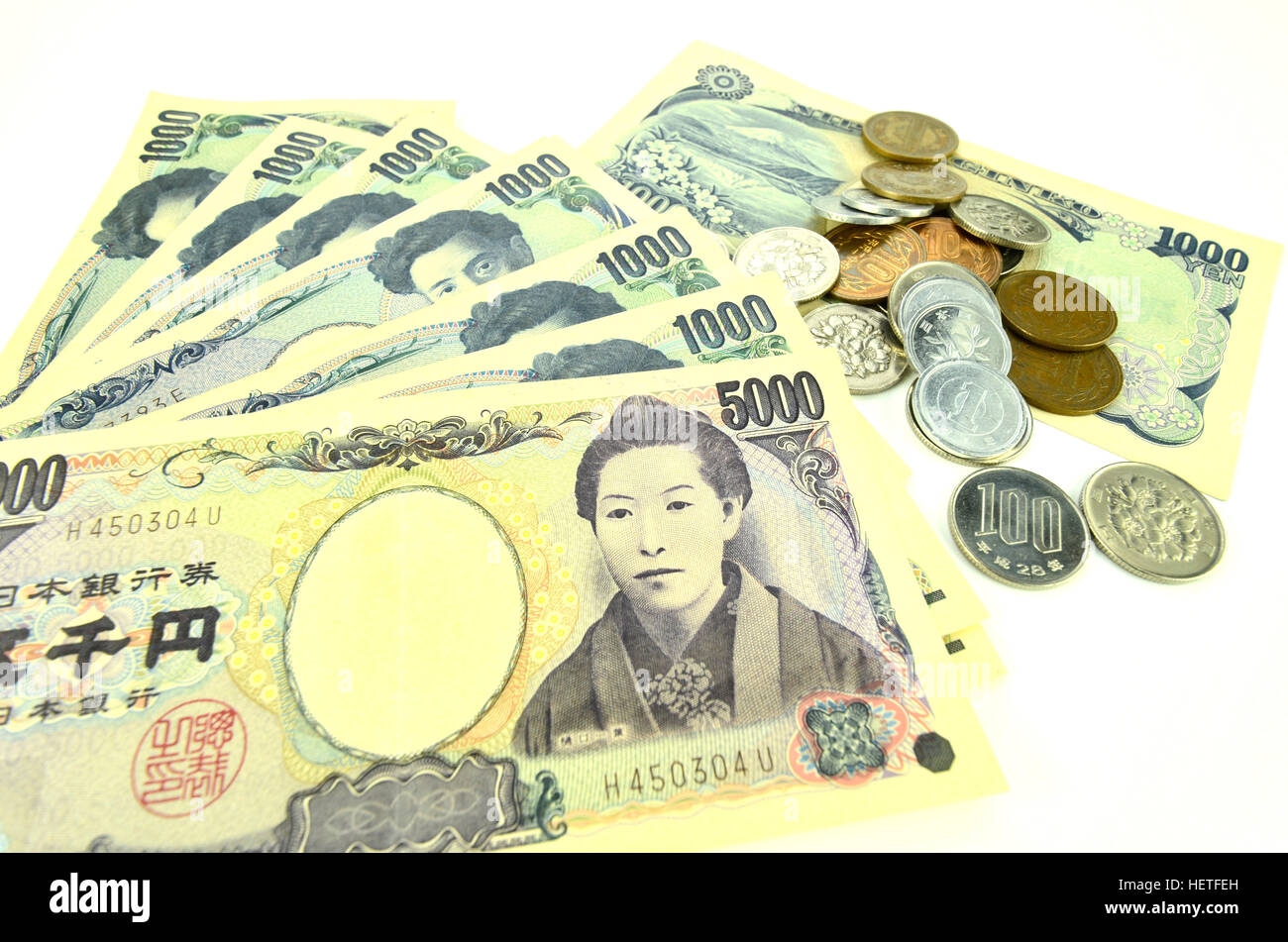 Yen currency japanese money symbol hi-res stock photography and images ...