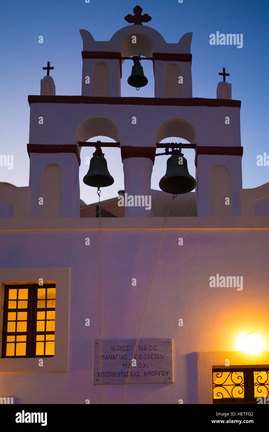 Greek Orthodox church bells Stock Photo - Alamy