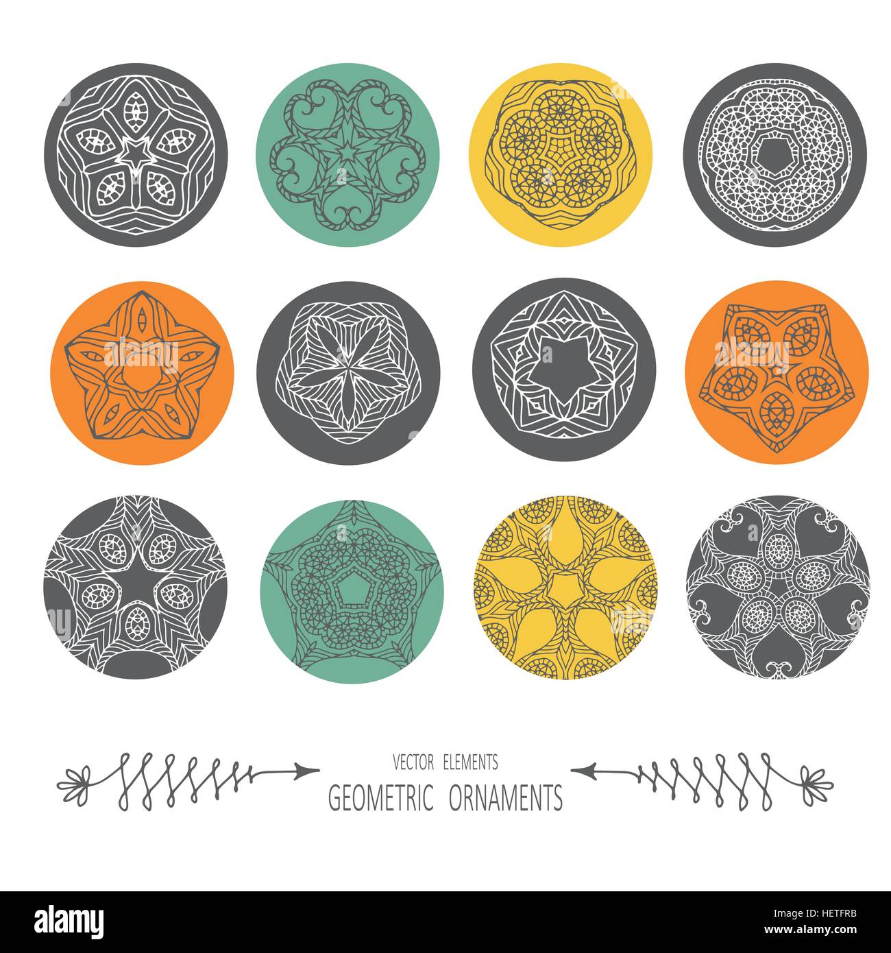 set of graphical design elements Stock Vector Image & Art - Alamy