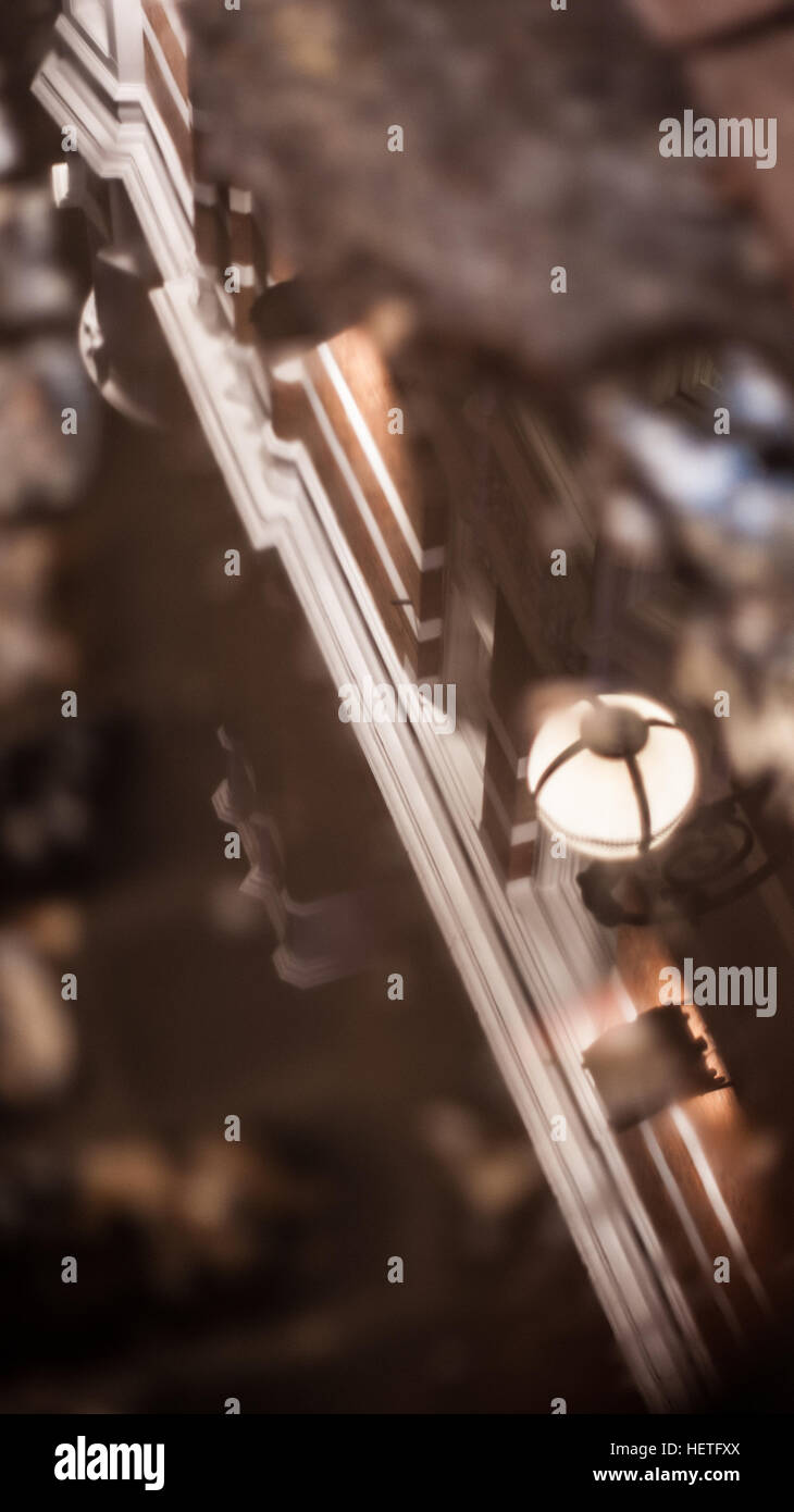 Reflection in a puddle of water Stock Photo - Alamy