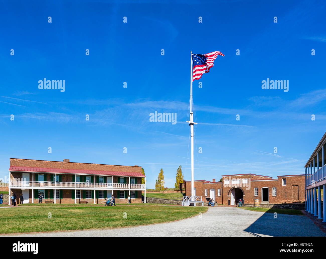 Fort McHenry National Monument, Baltimore, Maryland, USA Stock Photo ...