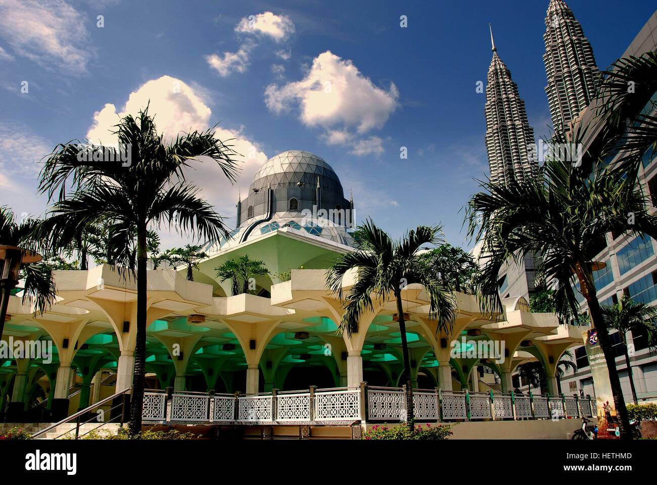 Kuala Lumpur, Malaysia - January 1, 2008: Islamic Masjid Asy-Syakirin ...