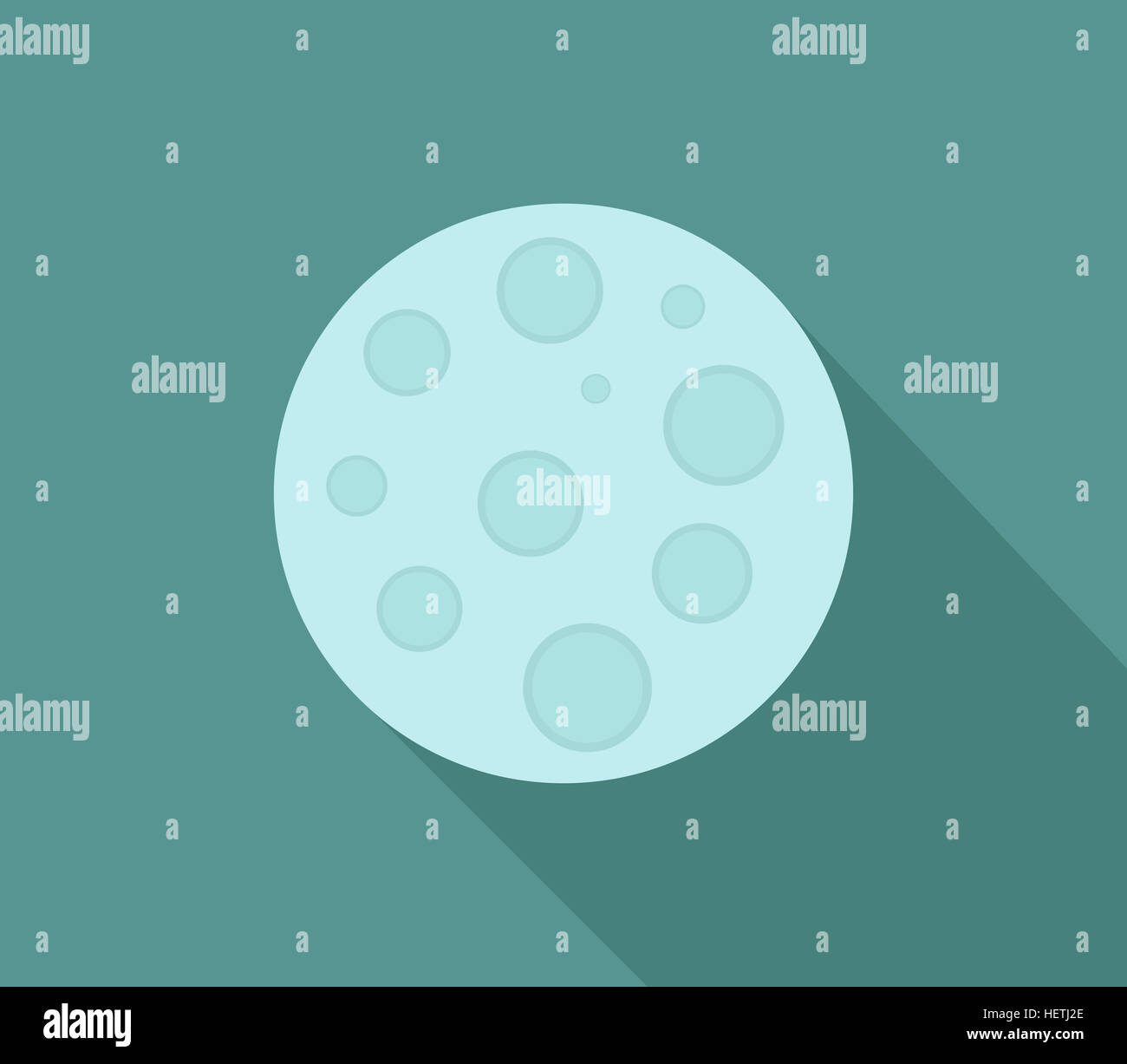 Moon icon on white hi-res stock photography and images - Alamy