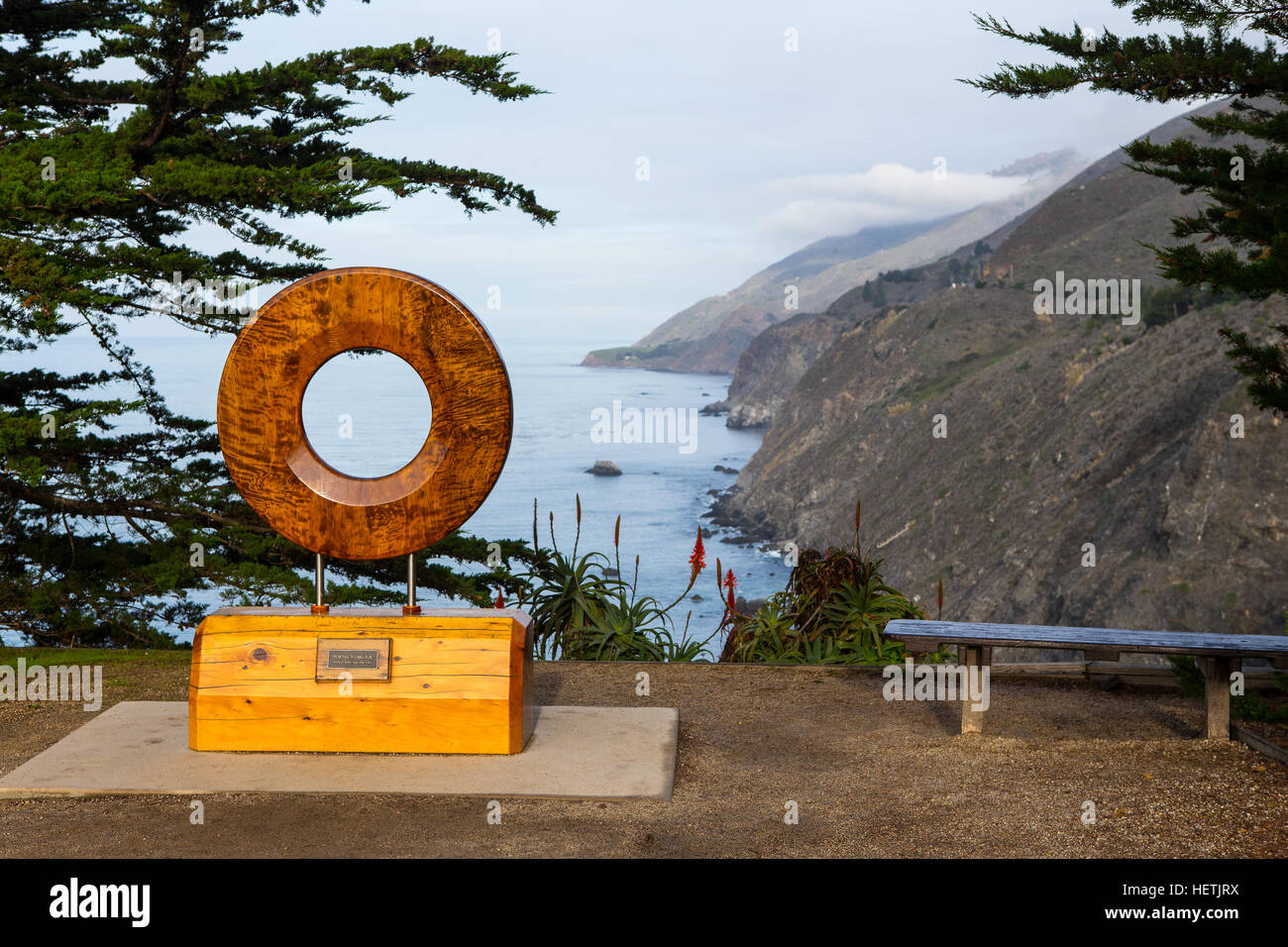 View of the coast from Ragged point landmark and lodging resort on ...