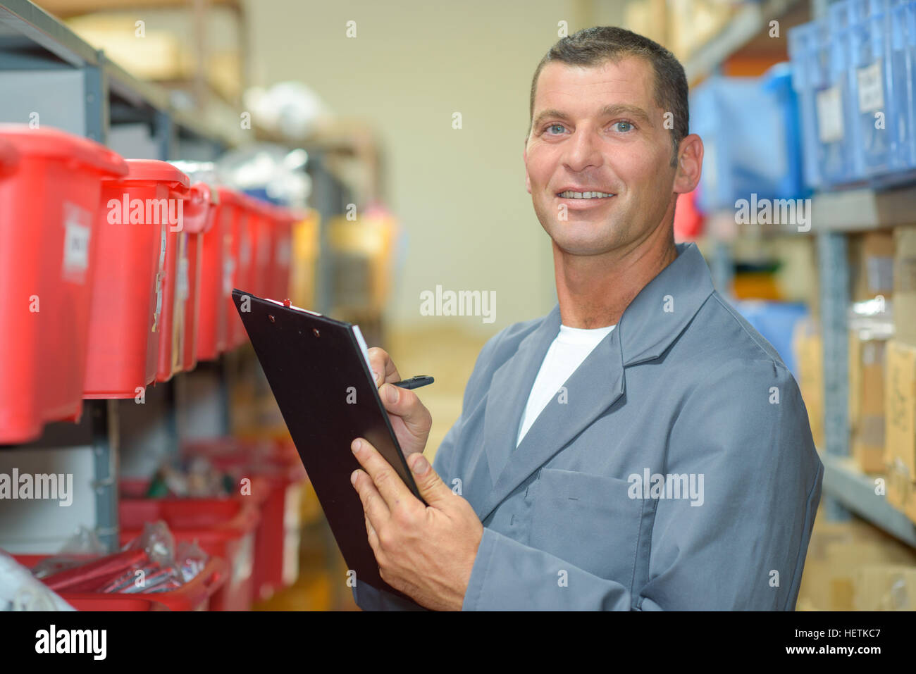 keeping the inventory record Stock Photo - Alamy