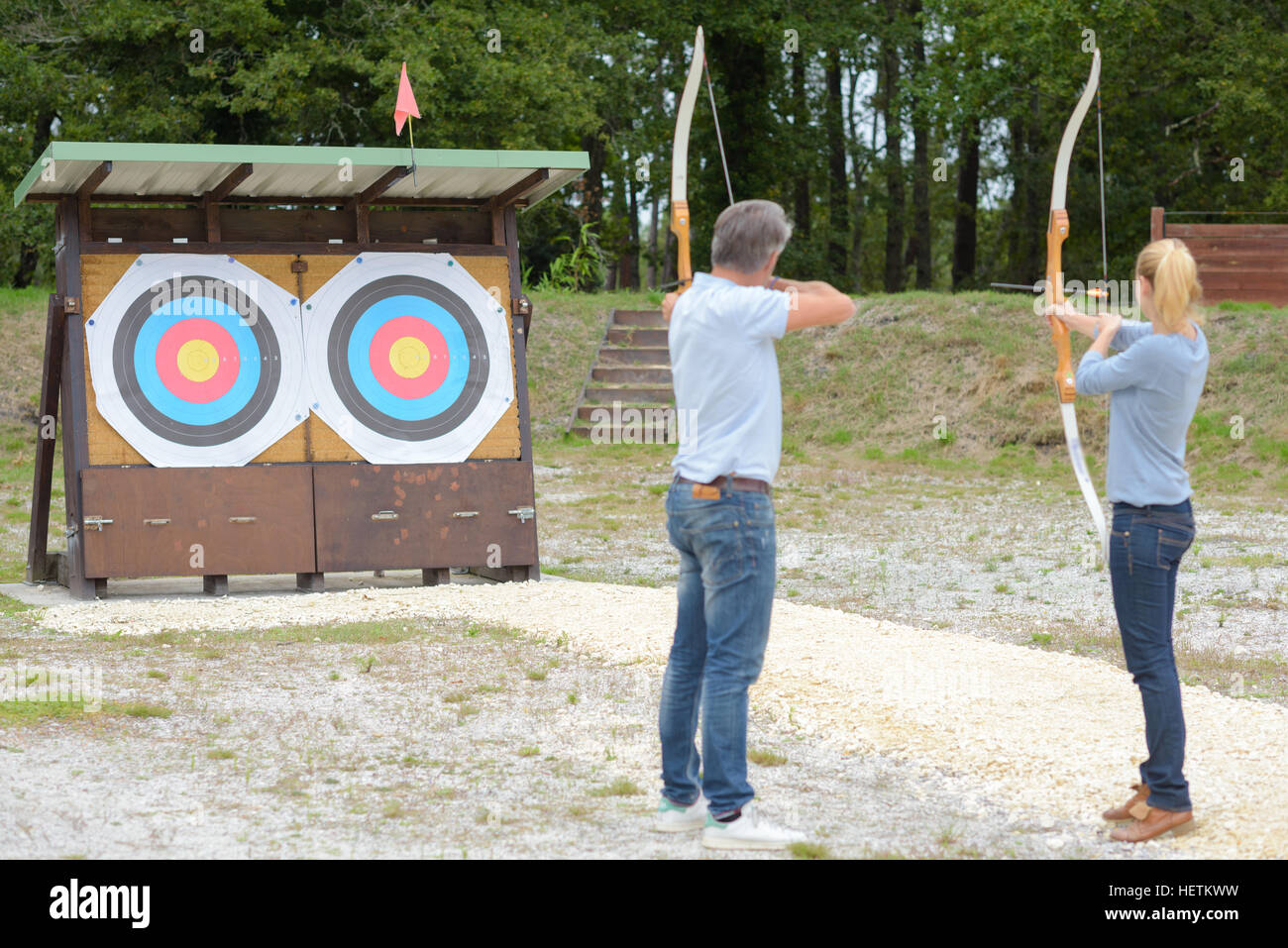 aim on the target Stock Photo - Alamy