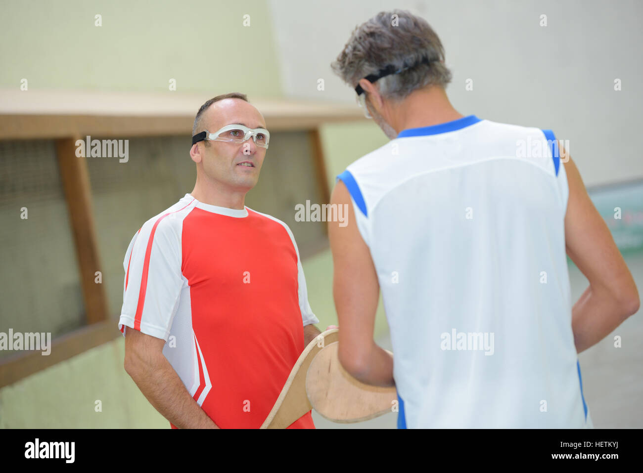 pala players in discussion Stock Photo - Alamy