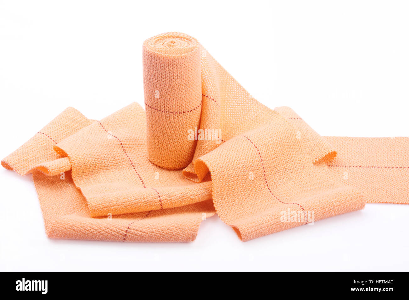 Elastic Bandage Isolated on White Background Stock Photo - Alamy