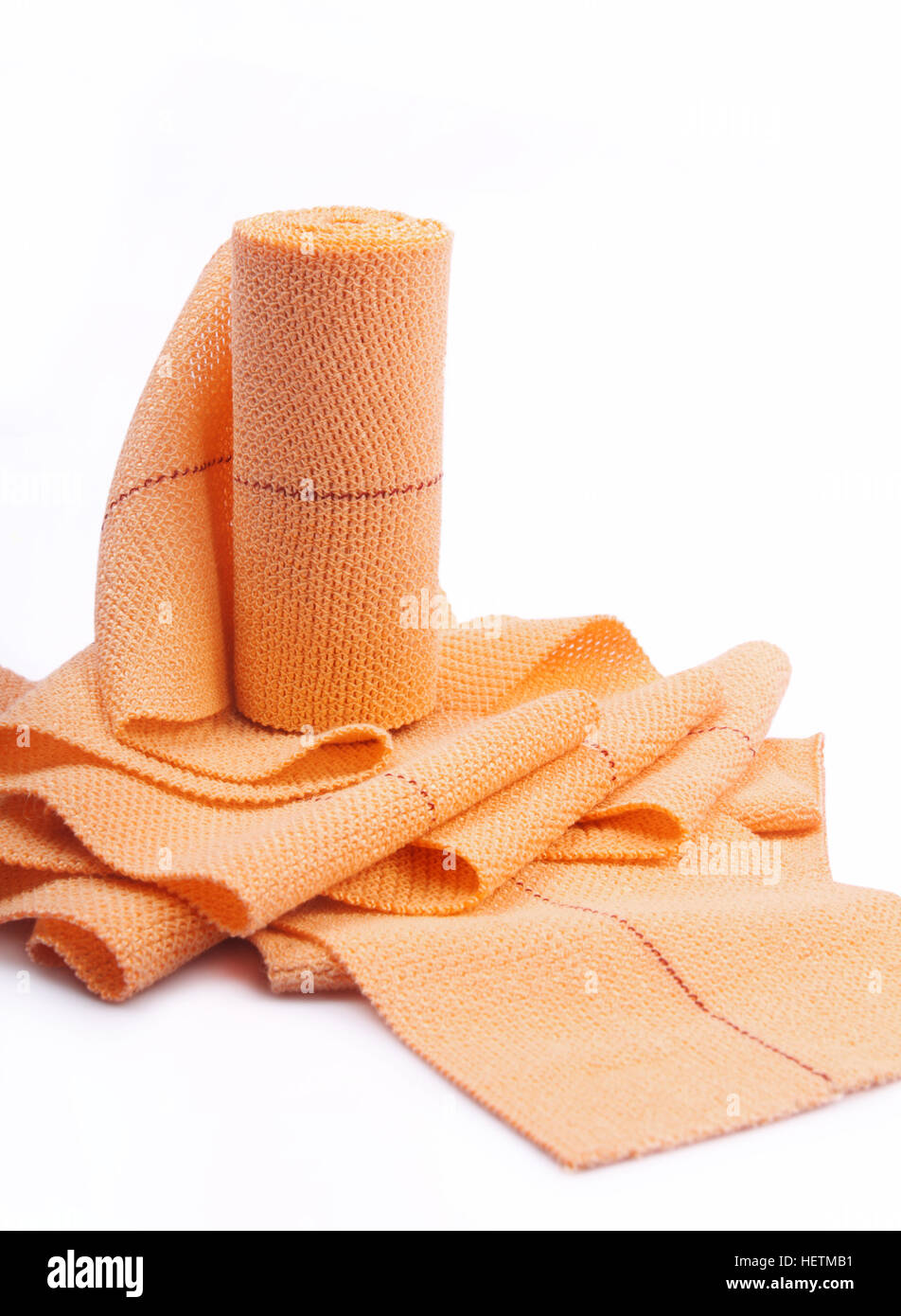 Elastic Bandage Isolated on White Background Stock Photo - Alamy