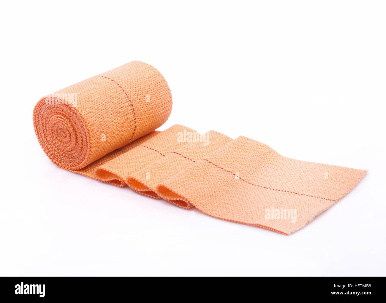 Elastic Bandage Isolated on White Background Stock Photo - Alamy