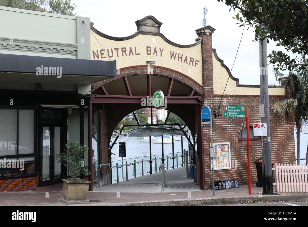 Neutral Bay Wharf on Sydney’s Lower North Shore Stock Photo - Alamy