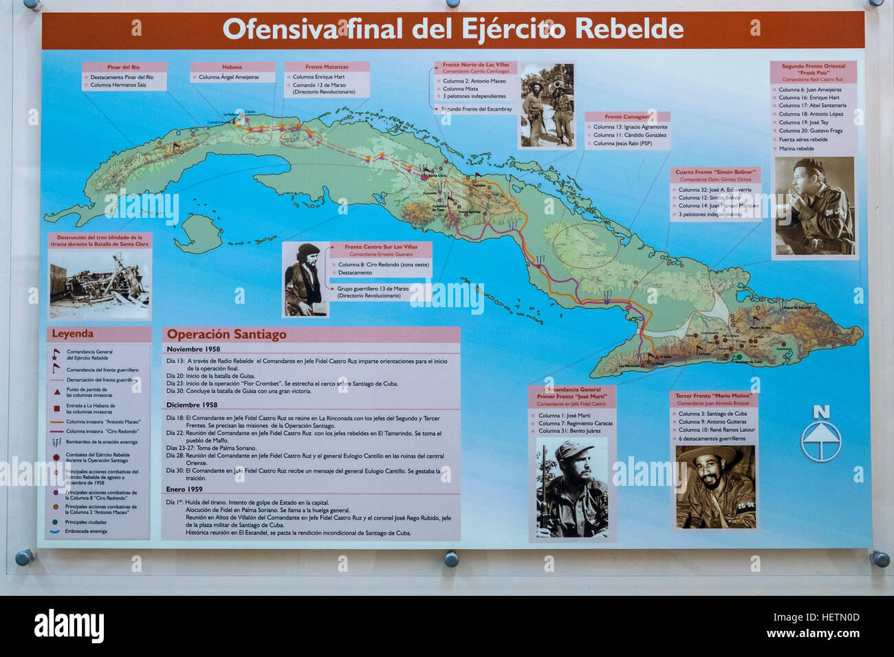 Cuban Revolution Map