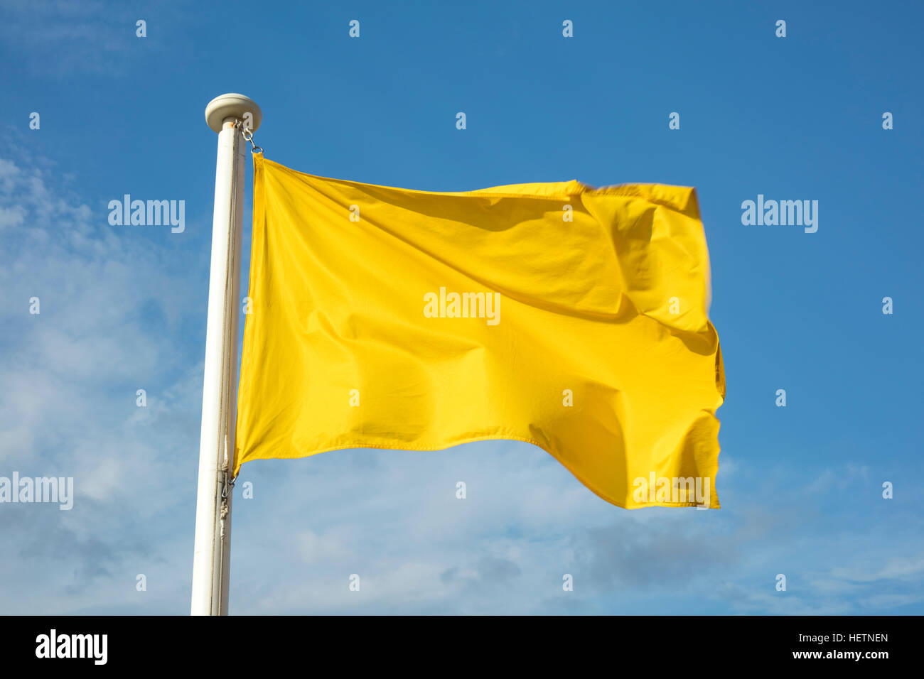 Lifeguard tower with yellow flag hi-res stock photography and images ...