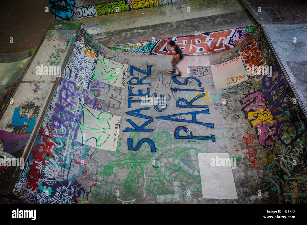Skatepark de Bercy, Paris, France Stock Photo - Alamy