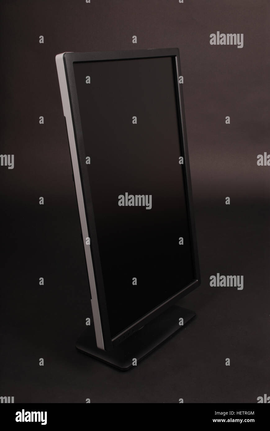 Black PC monitor white background with soft shadow (Clipping path Stock ...