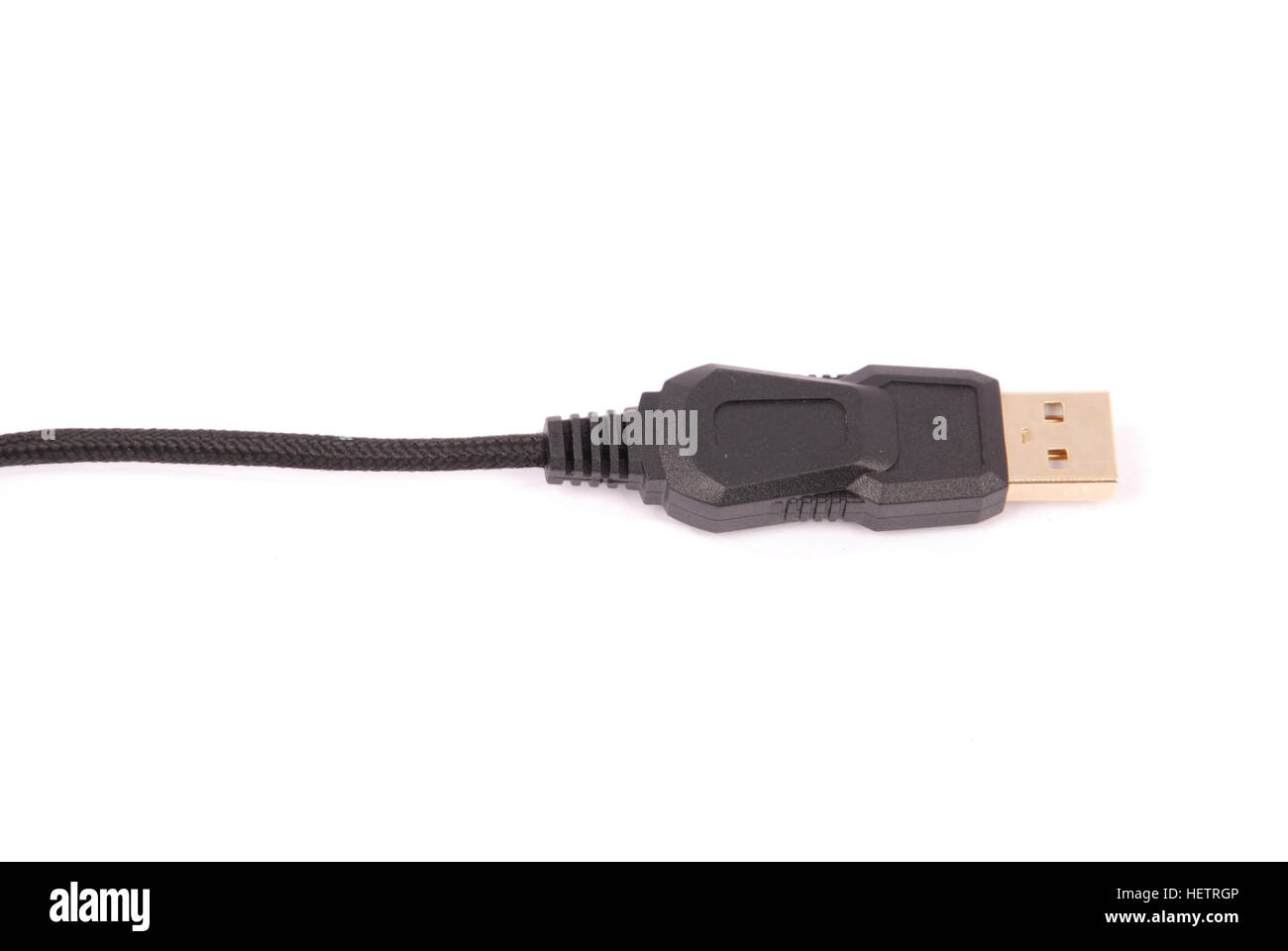 Diagonal black cable white background with soft shadow Stock Photo - Alamy