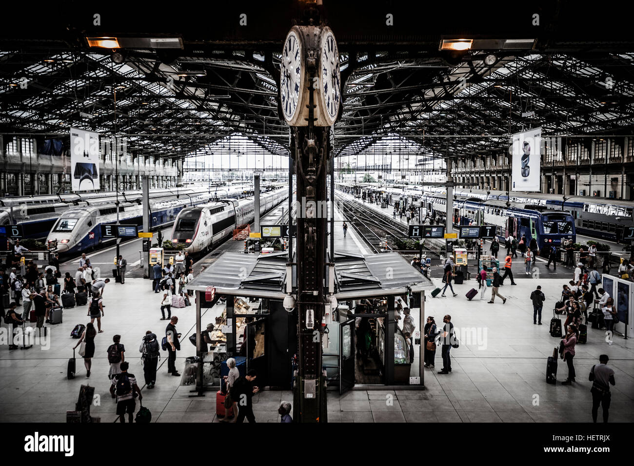 Gare de lyon interior hi-res stock photography and images - Alamy