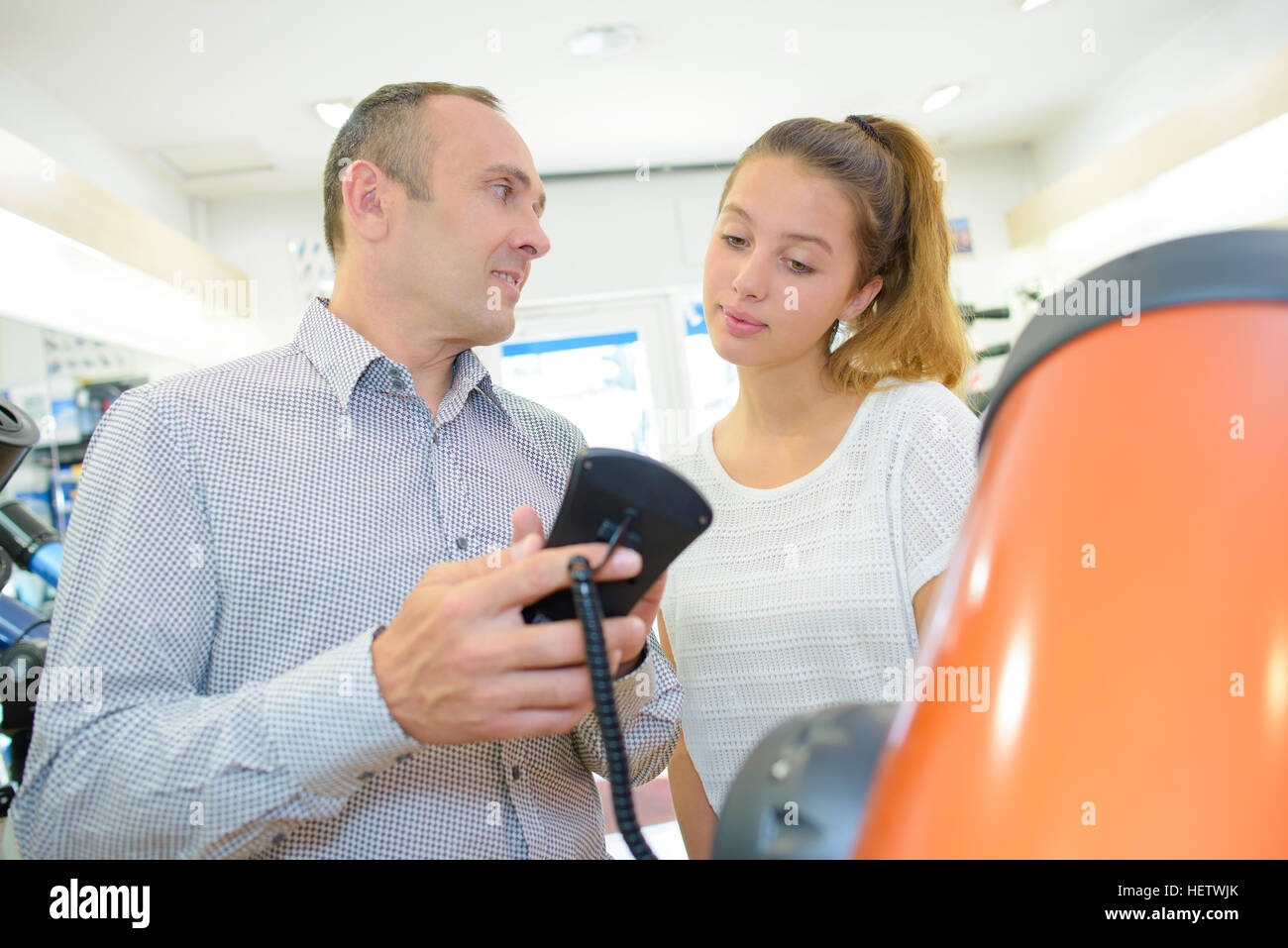 learning the job Stock Photo - Alamy