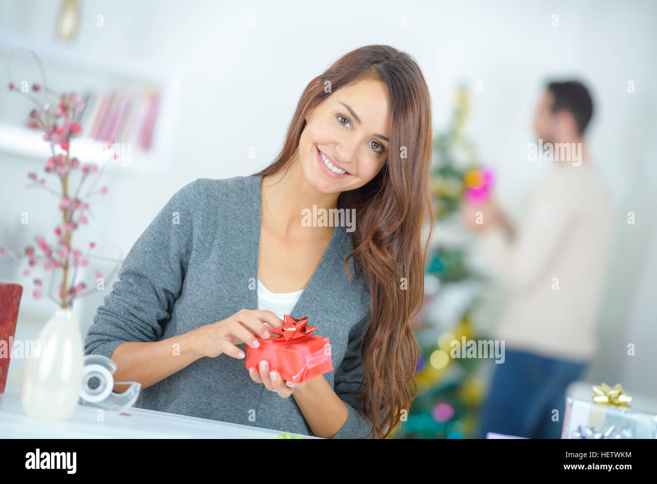 Lady present hi-res stock photography and images - Alamy