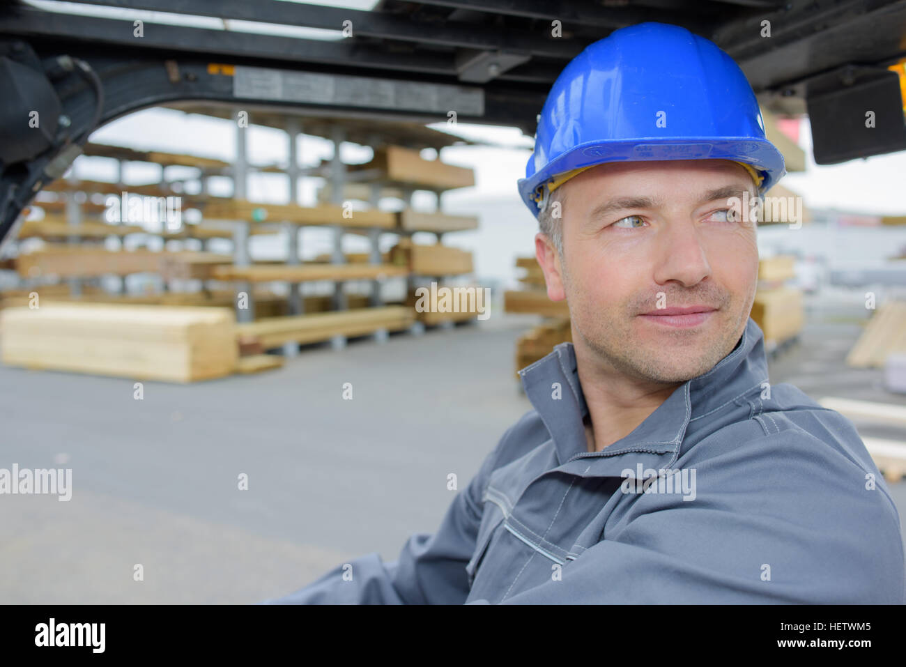 man inside the warehouse Stock Photo - Alamy